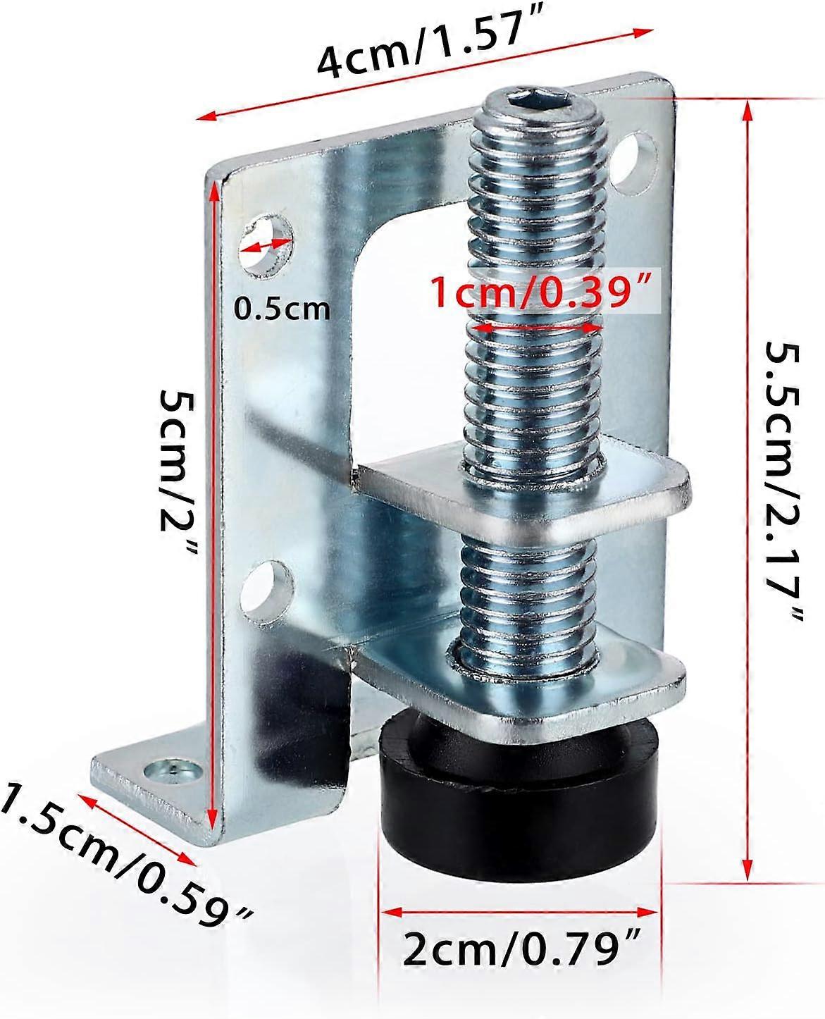 4 Packs Heavy Duty Adjustable Furniture Leveling Feets L Shaped ...