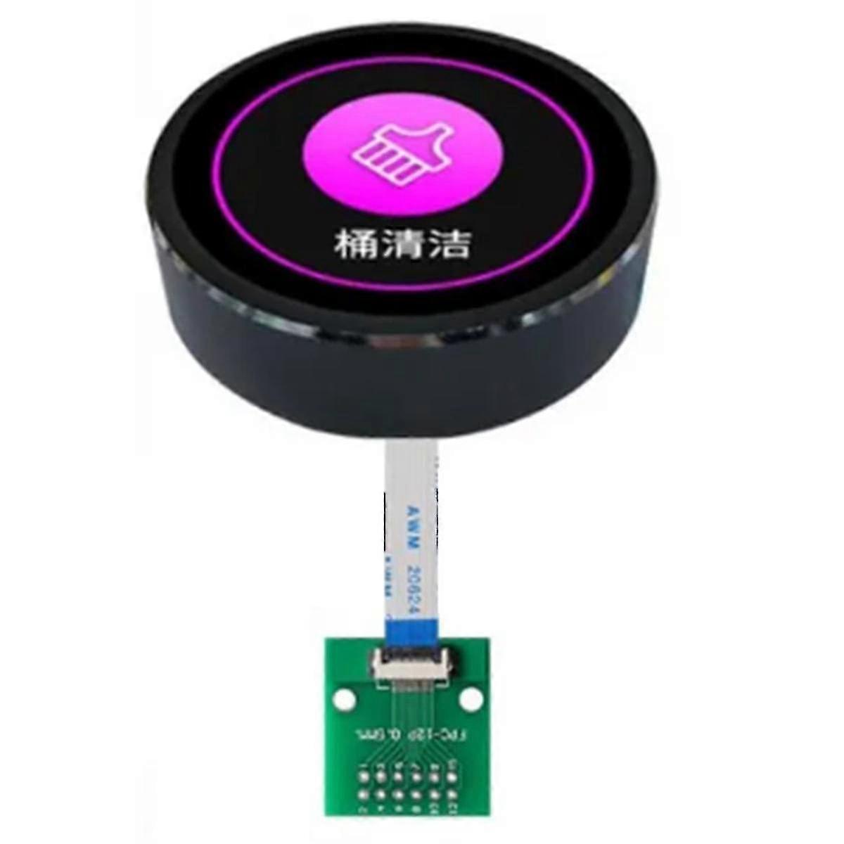 1.28 Inch 240x240 Round Circular Rotary Knob Ips Serial Uart Ui Lcd Module Panel Display Screen ...