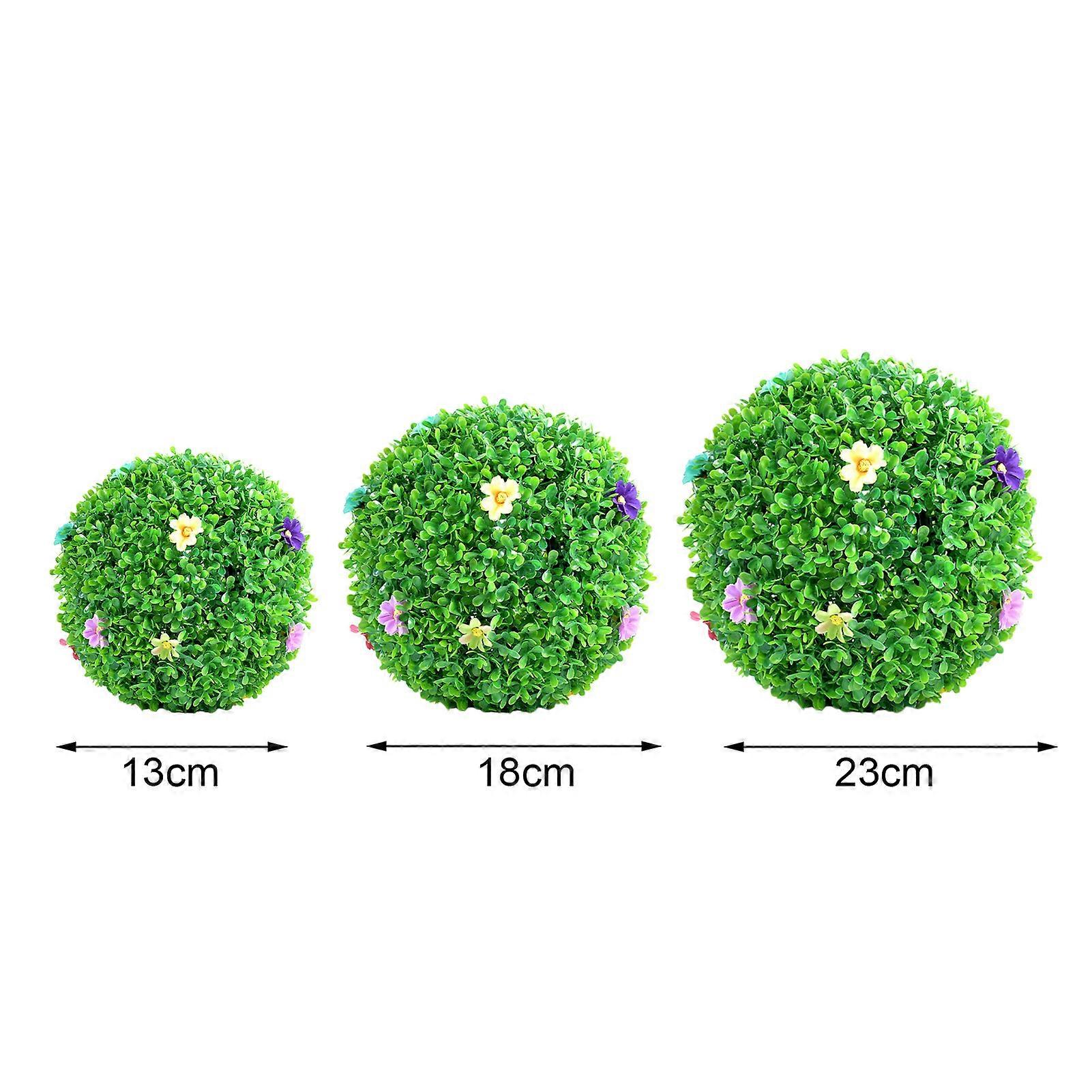 Artificial Plant Topiary Ball Decoration Faux Boxwood Ball UV Resistant ...