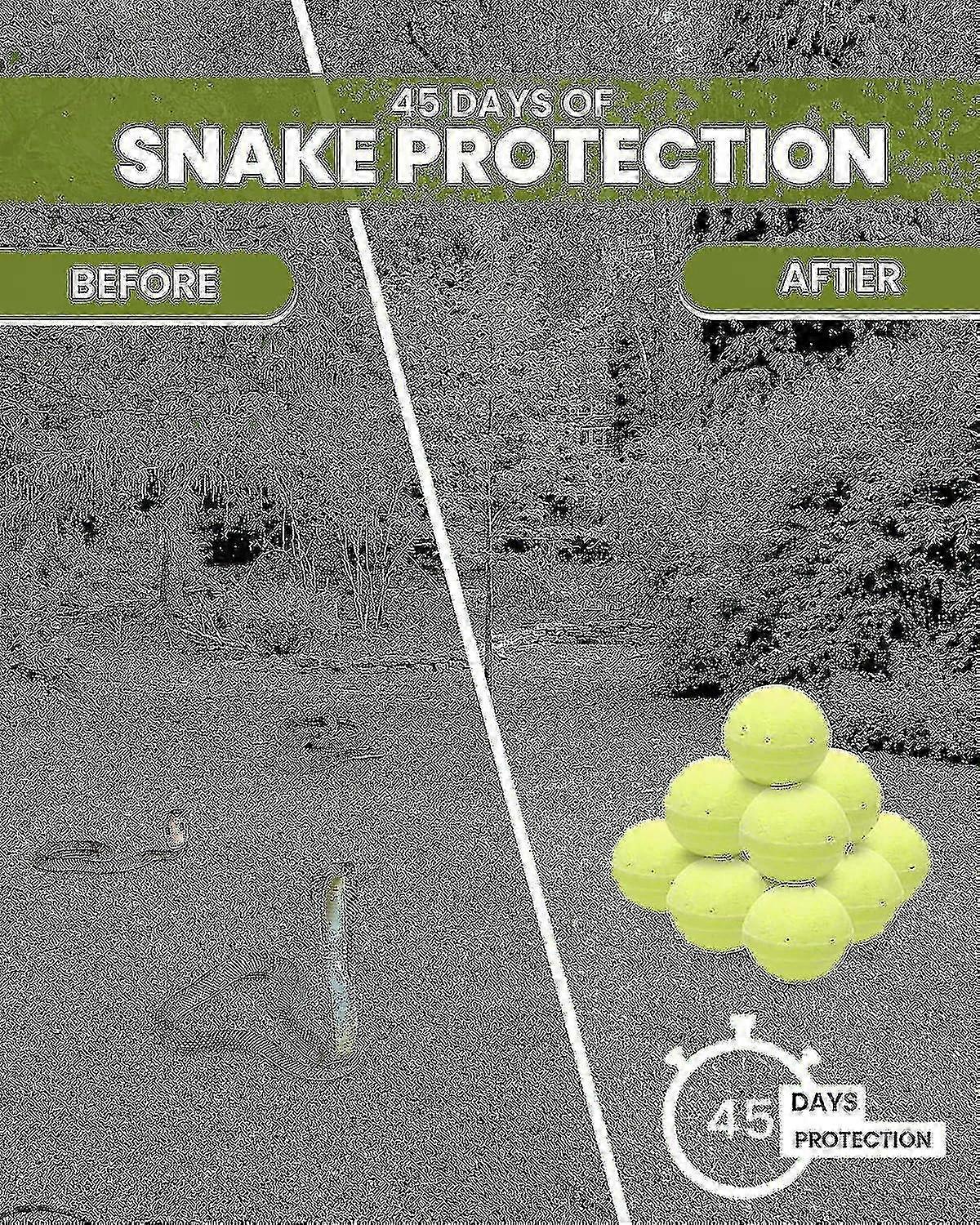 10 Pack Snake Away Repellent, Snake Repellent Balls For Repelling ...