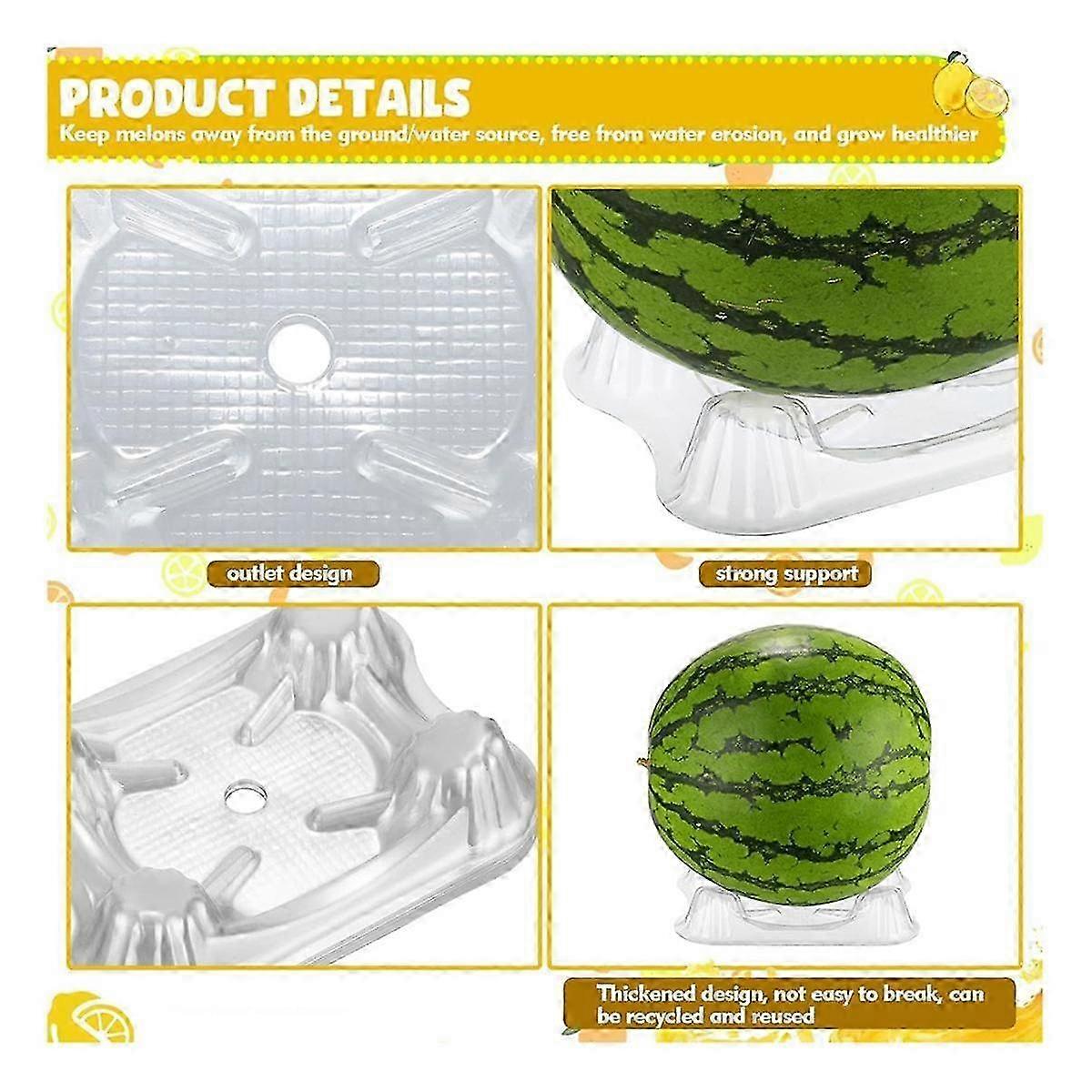 50 Pcs Melon Cradle Plastic Melon Cradles Watermelon Holder For Garden ...
