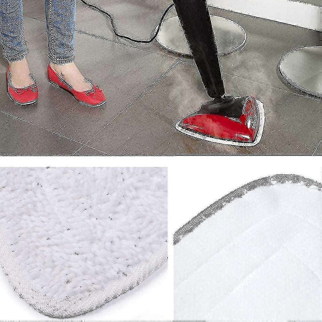 Vileda 100 Compatible 6 Pack Microfiber Steam Mop Pads Replacement ...