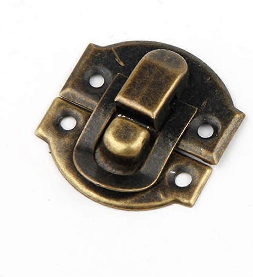 20pcs antique hasps iron lock latches for jewelry chest trunk suitcase ...