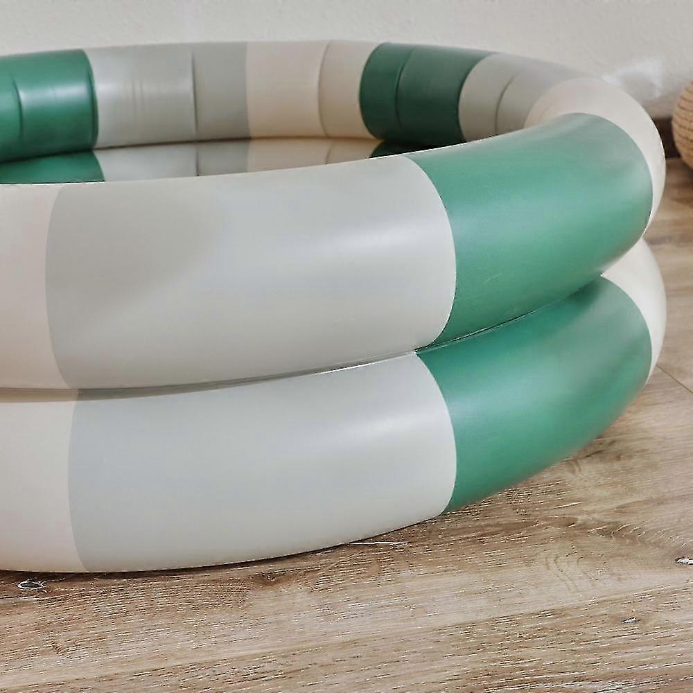 Pool Buoy Round Inflatable Pool Stripe Backyard Kiddie Pool - Premium ...