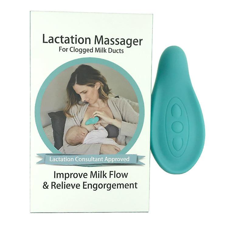 Masajeador de lactancia materna, impermeable, conductos obstruidos de apoyo a la lactancia ...