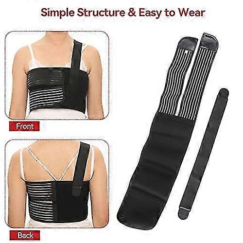 Rib Brace Broken Rib Belt Rib Chest Support Brace For Sore Or Bruised ...