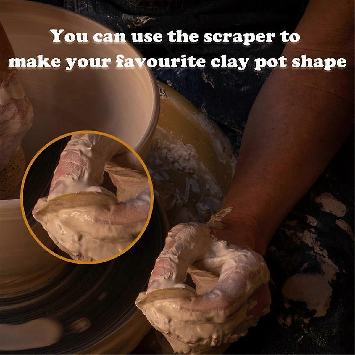 7 Pcs Pottery Tool Kit, Wooden Pottery Trimming Tools Pottery Trimming ...