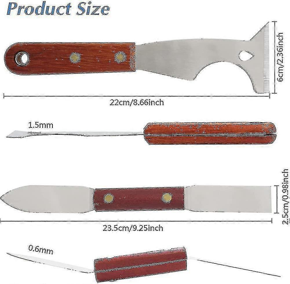 Painters Tool, Pointing Tool, Paint Scraper Set, 4 In 1 Multi ...