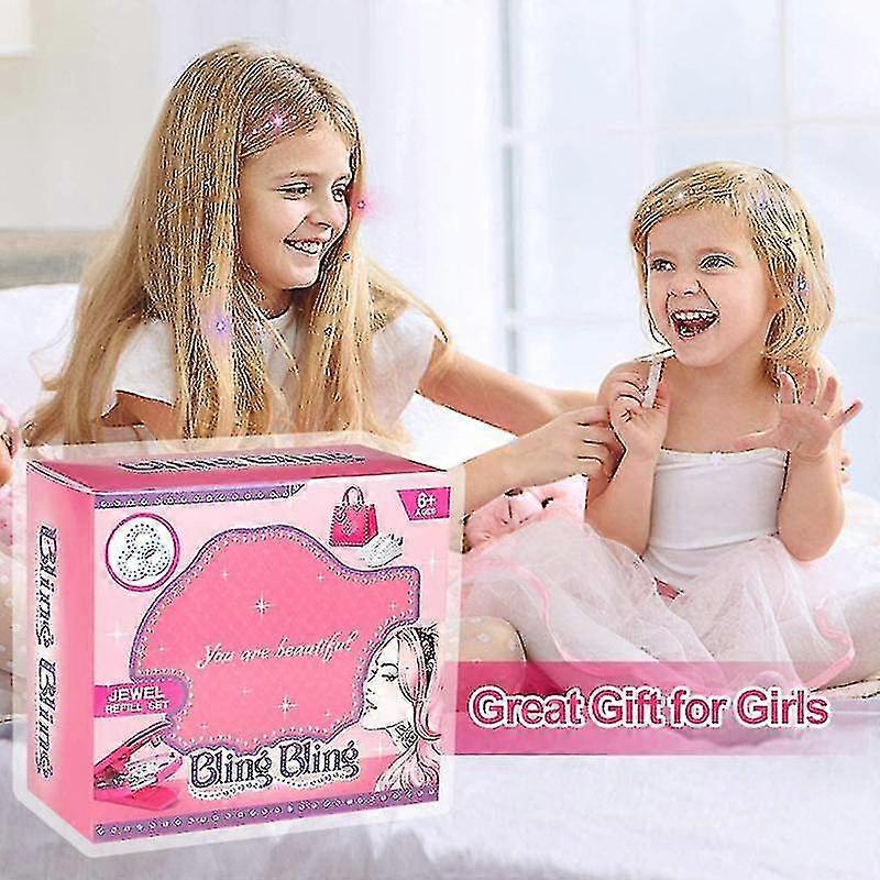 Shining Bling Diamond Hair Sparkle Stapler Machine Set Gems For Decor ...