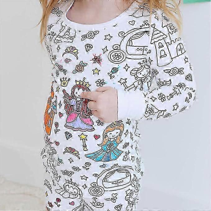 Creative Kids DIY Graffiti Pajamas Homewear Set, Colour Your Own ...