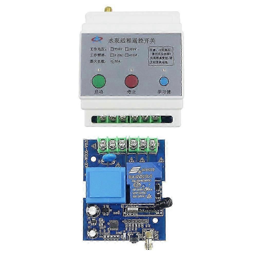 Industrial 220v Wireless Remote Control For Water Pump Controller 315 ...