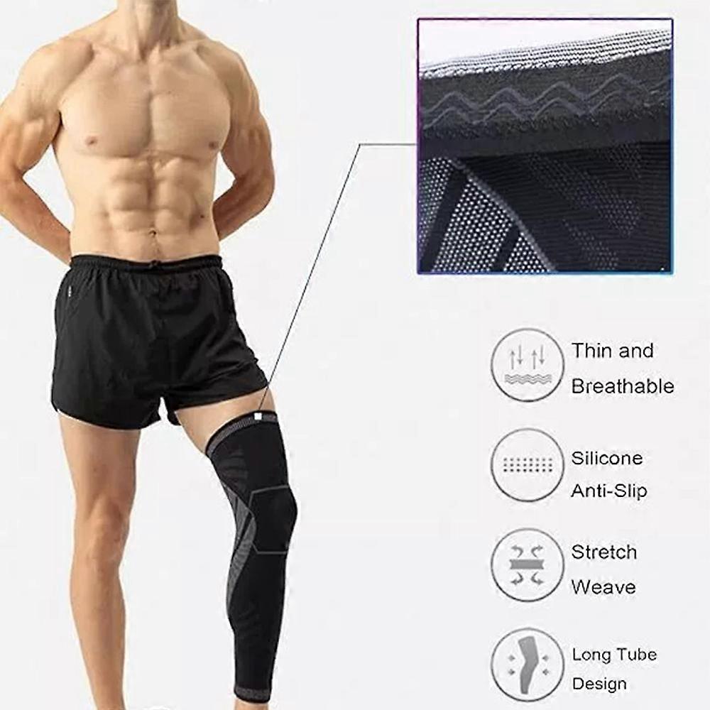 Flytex Full Leg Knee Sleeve,for Pain Relief and Support,Alleviates ...