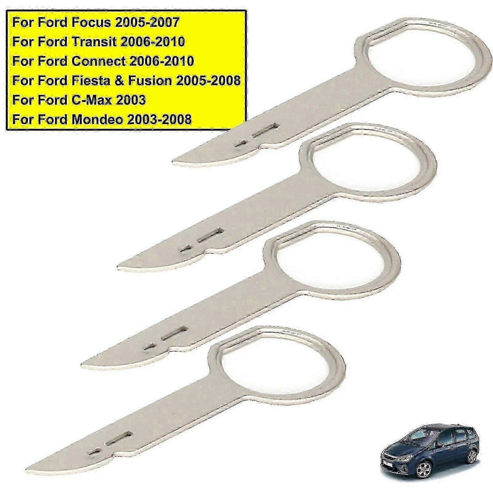 2 Pair Radio CD Stereo Removal Key Release Pin Extractor For Ford Focus ...