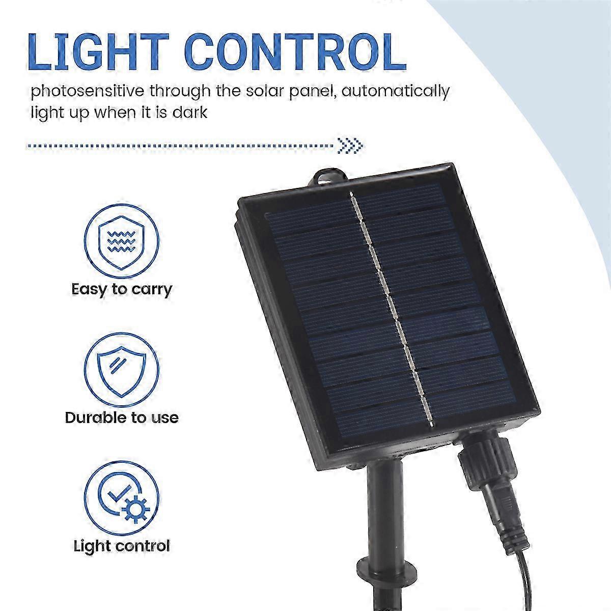 Solar Charger Kit for LED String Lights 1200mAh Battery 3.7V 24V DC ...