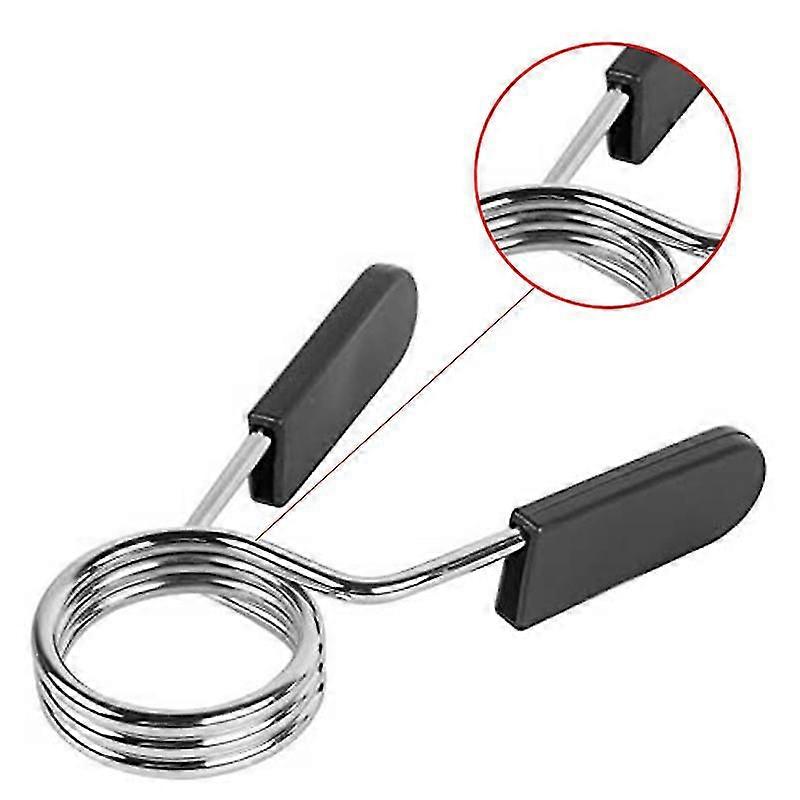 1 Pcs Standard 1.1 Inch/28mm Barbell Bar Spring Collar Clips Gym Weight ...