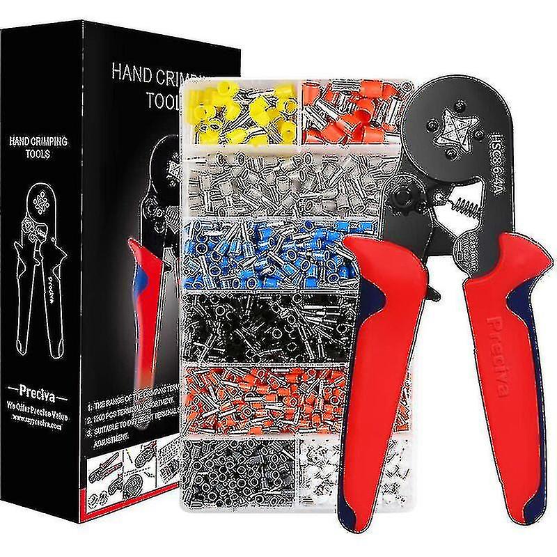 Crimping Tool With 1200 Insulated Crimp Terminals From 0.25mm To 10mm ...