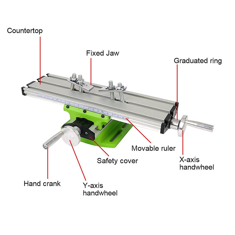 Drill Vise Fixture Adjustable X-y Axis Mini Precision Milling Machine ...