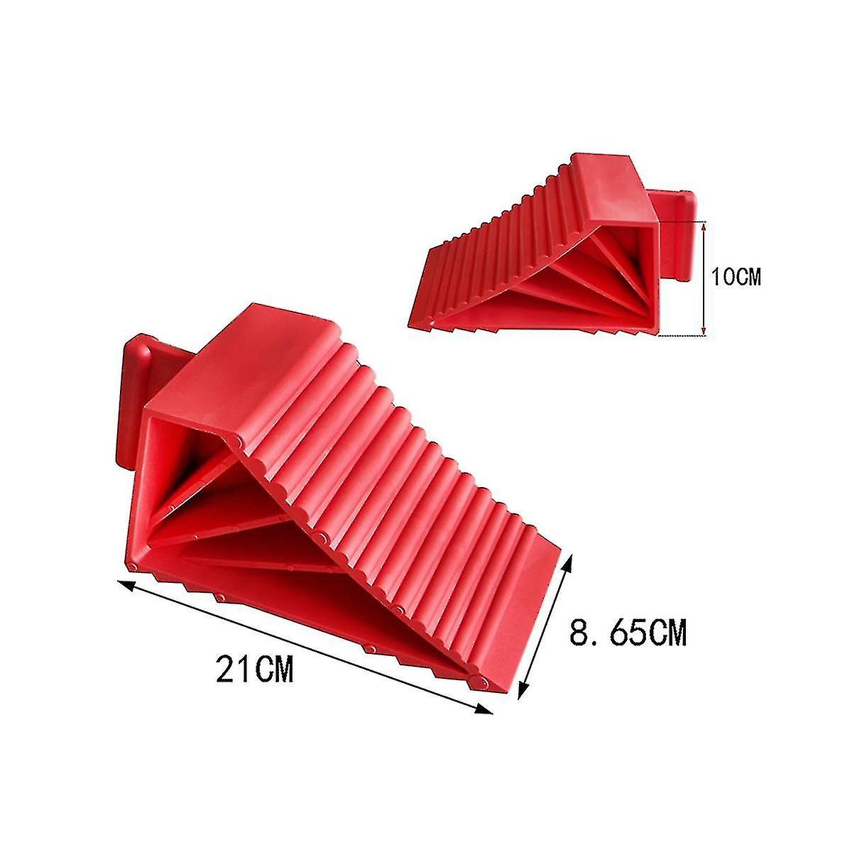 2pack Wheel Chocks Plastic Heavy Duty, Tire Chocks For Travel Trailers ...