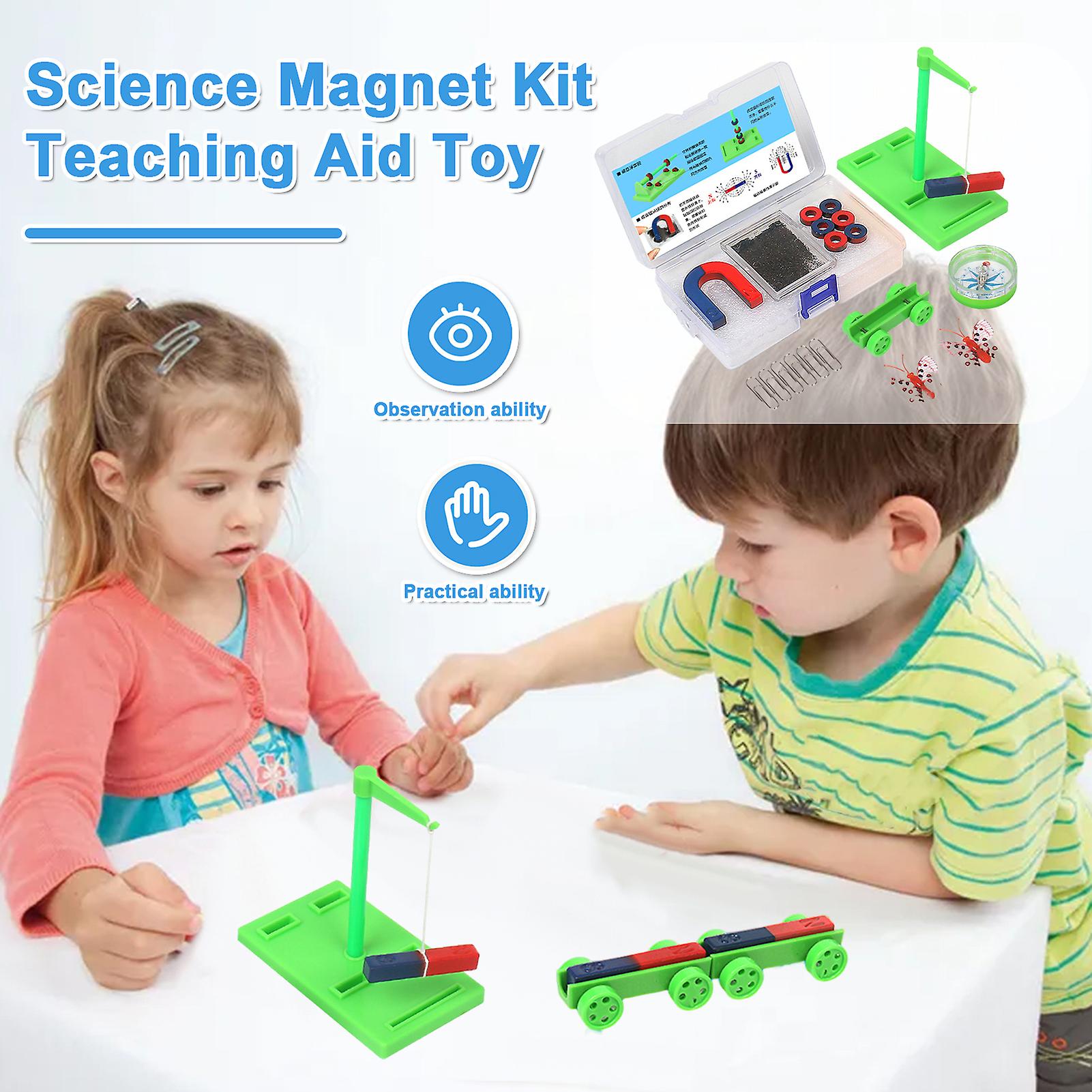 1 Set Magnet Experiment Kit Kids Early Education Pupil Student Physics ...