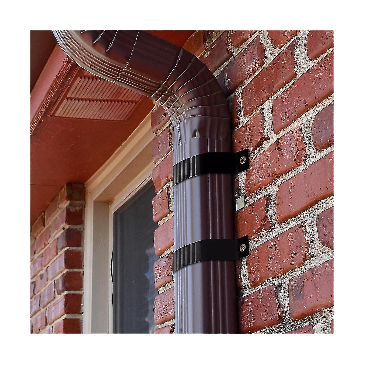 4pcs Downspout Adapter Gutter Downspout Strap 2x3 Inch Downspout Leader ...