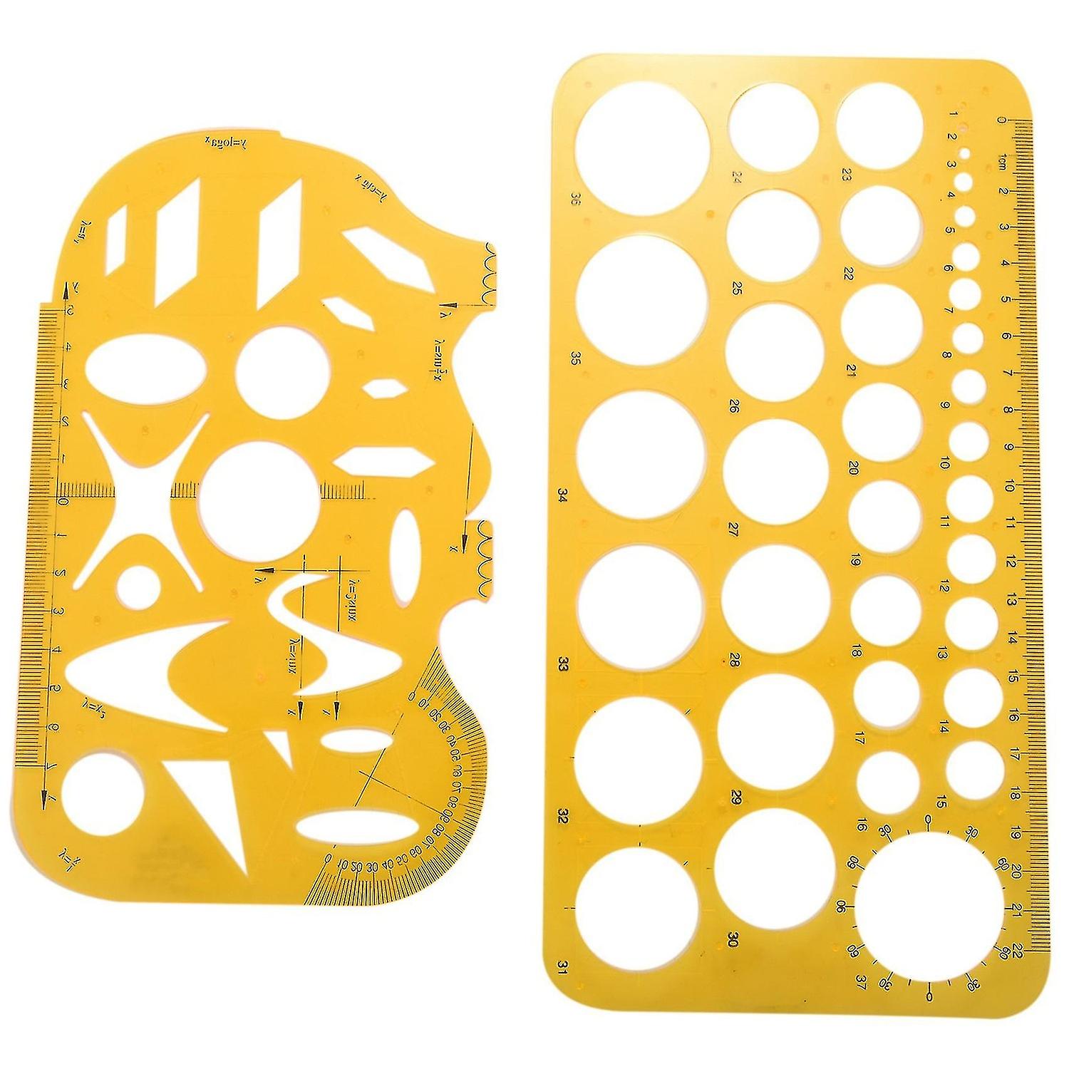 9 Pcs Architecture Drawing Templates Technical Drafting Stencils Tool ...