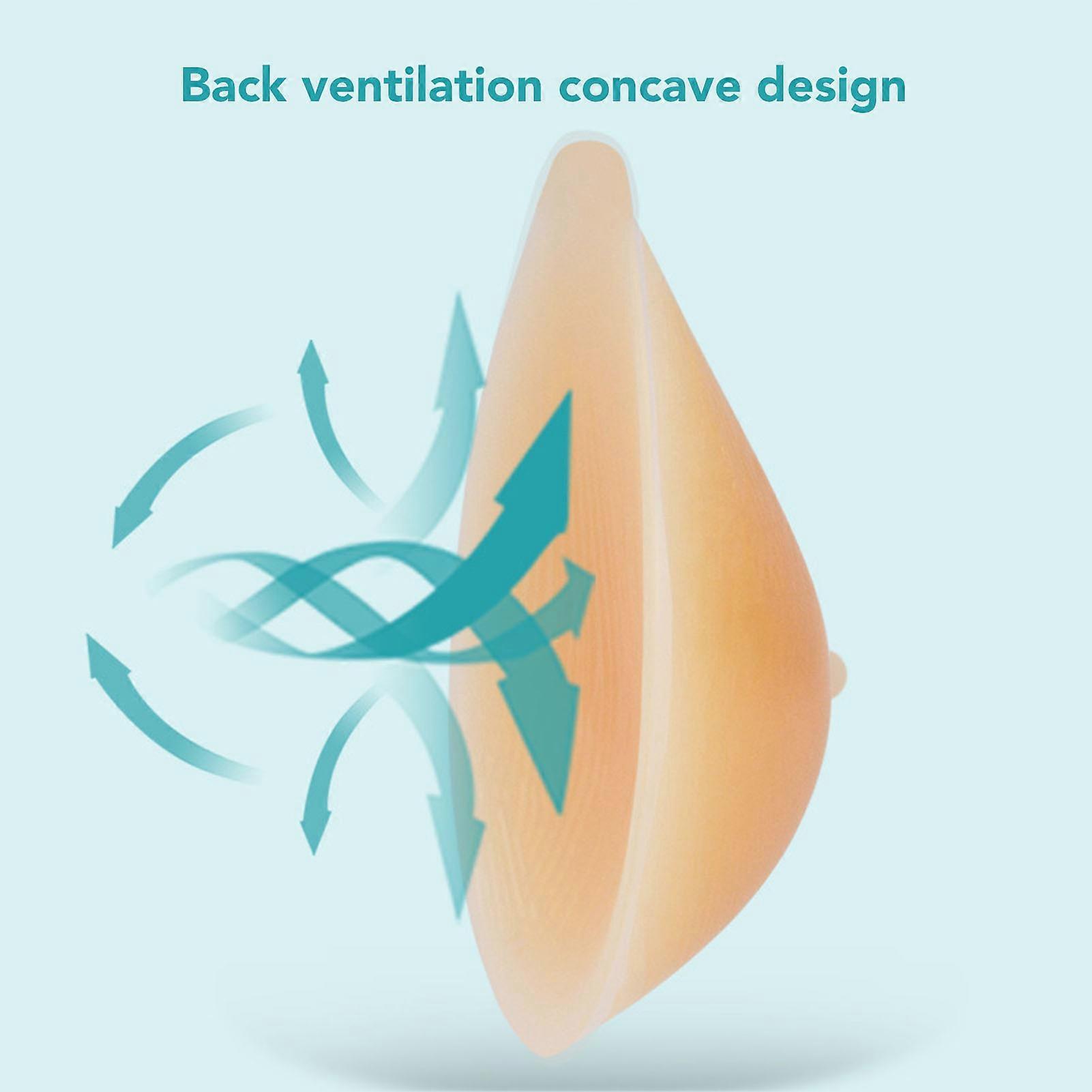 120g Breast Insert Artificial Silicone Boobs Drop Shaped Fake Breast ...