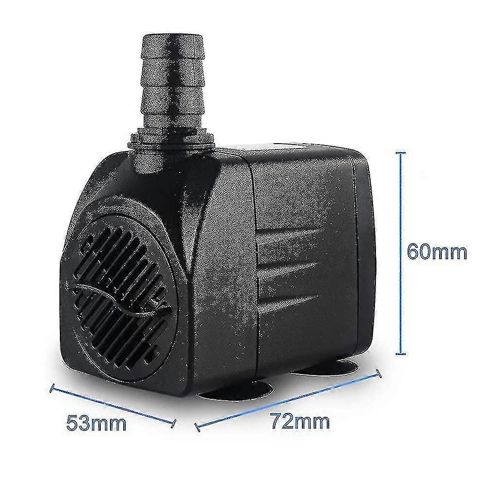 Submersible Water Pump, 15w 800l/h Fountain Pump With 12 Colors Led ...