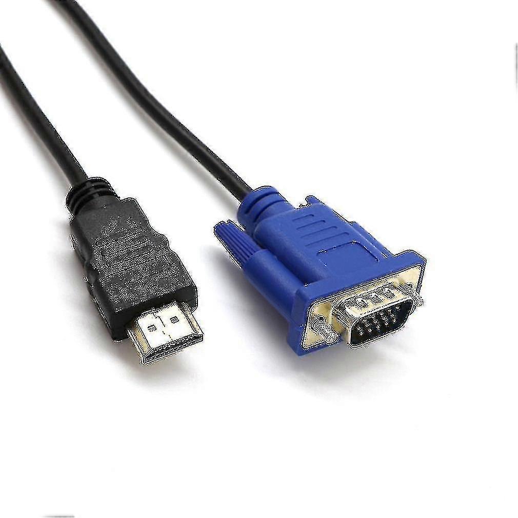 Hdmi-compatible To Vga Converter Cable Audio Cable D-sub Male Video ...