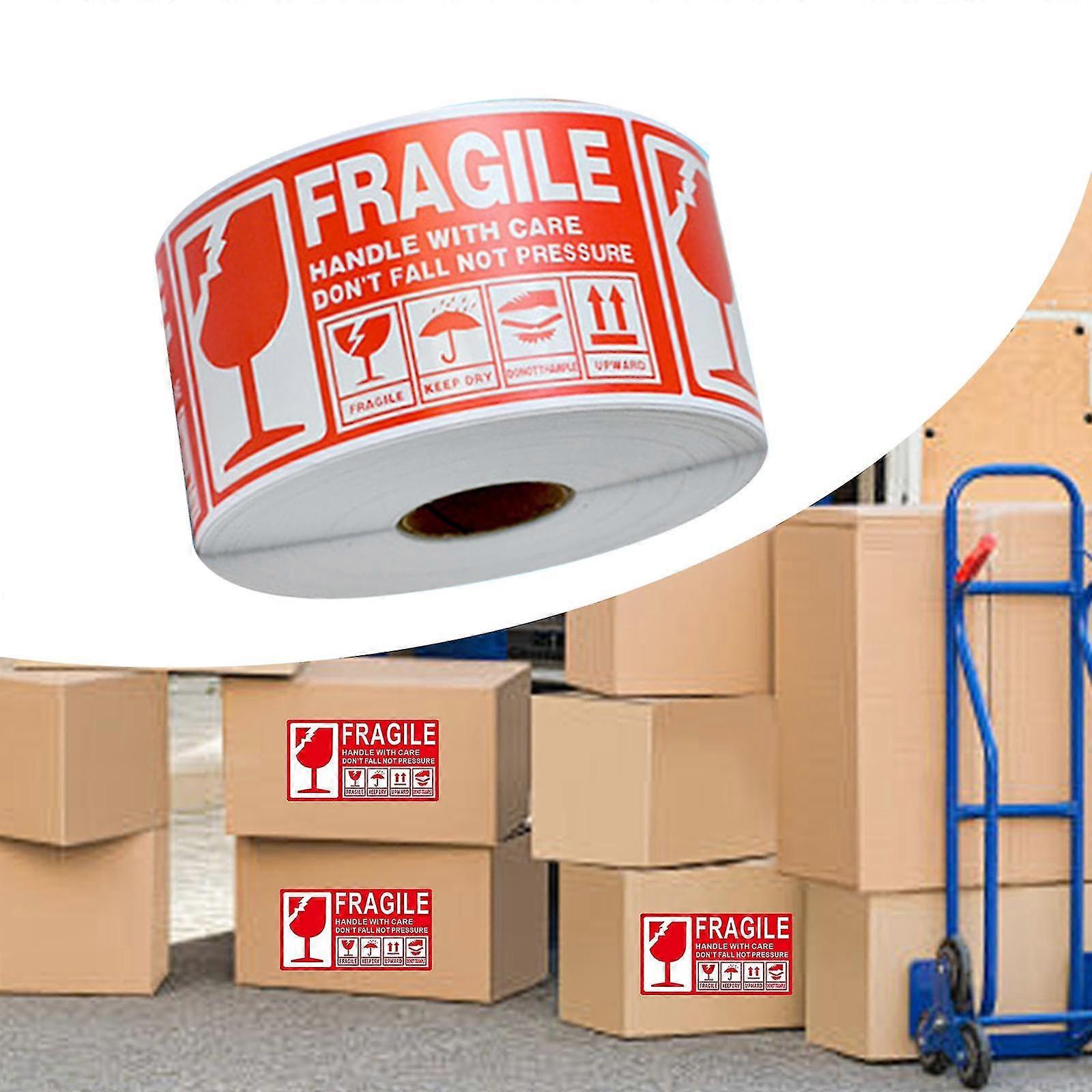 Fragile Stickers Handle with Care Sticky Fragile Stickers for Shipping ...