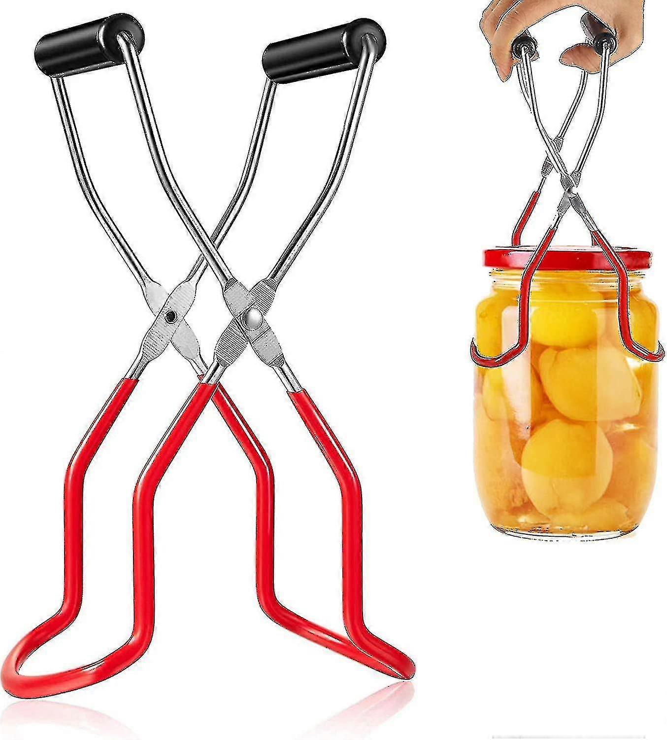 Sunrain Canning Tongs,canning Jar Lifter Tongs,stainless Steel Jar ...