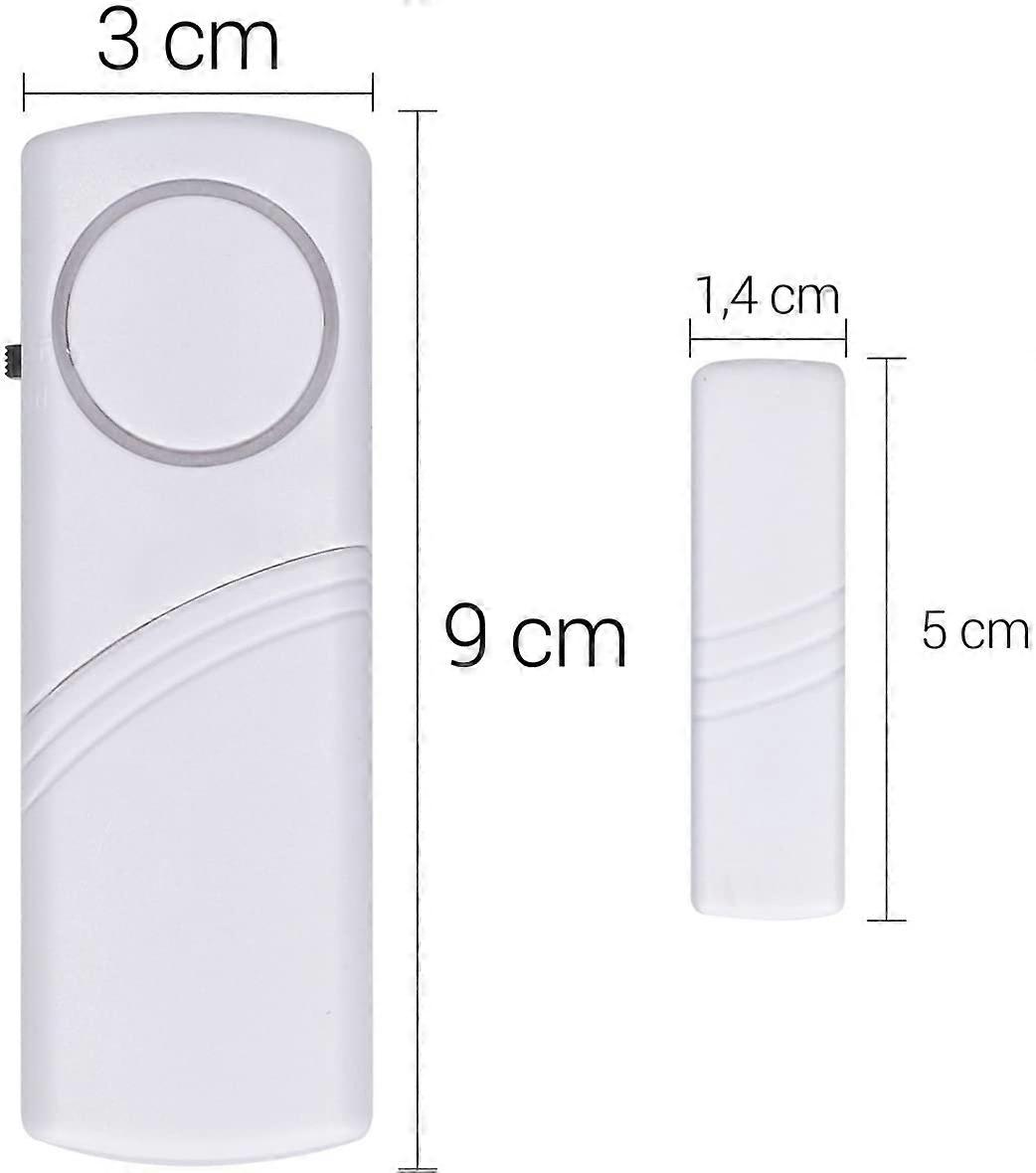 Door Alarm Window Alarm Wireless Door Window Contact Sensor Alarm 4PCS ...