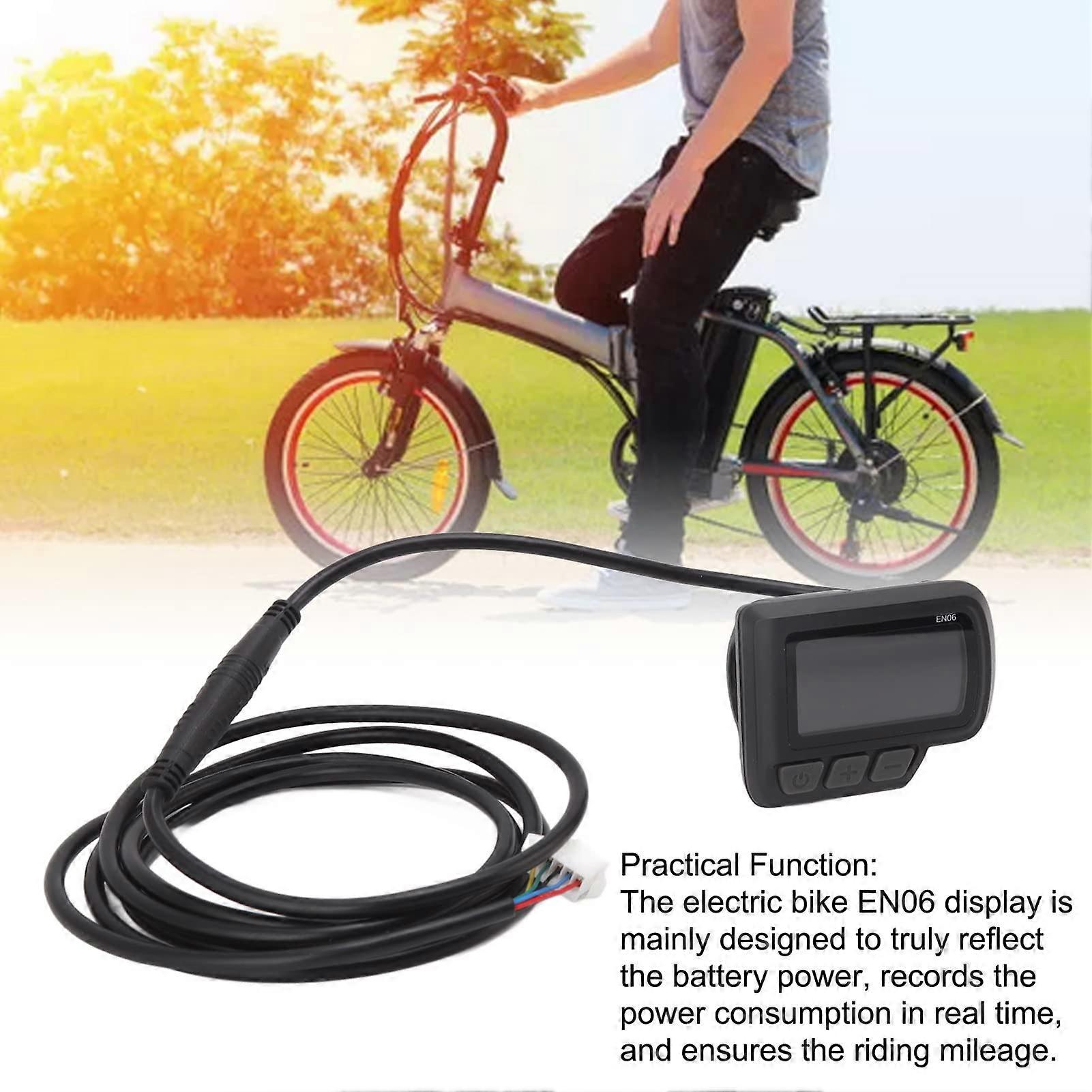 Electric Bicycle LCD Display Meter, 24V 36V 48V Ebike LCD Display ...