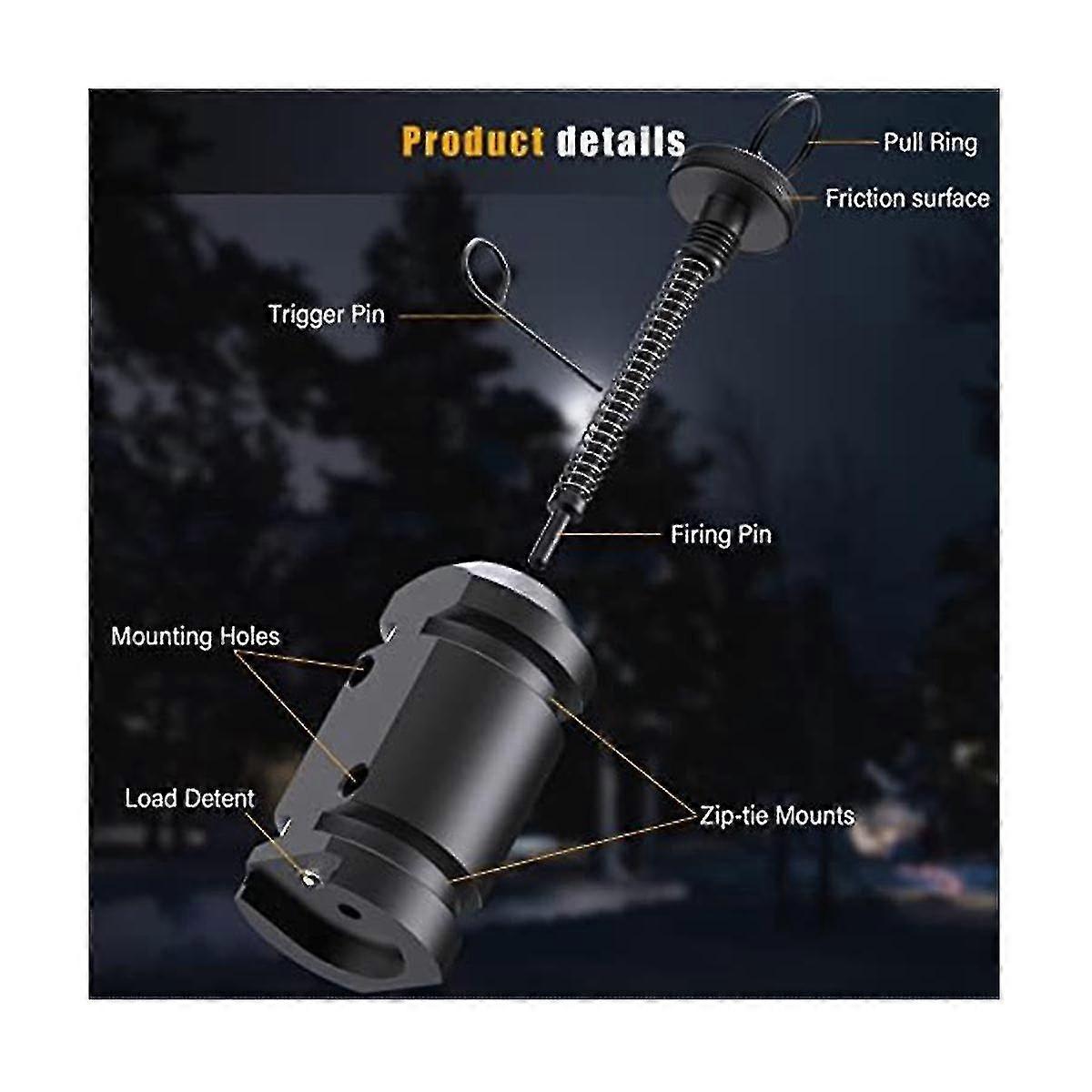 Perimeter Trip Alarm, Trip Alarm 12 Gauge Camping Trip Wire Alarm ...