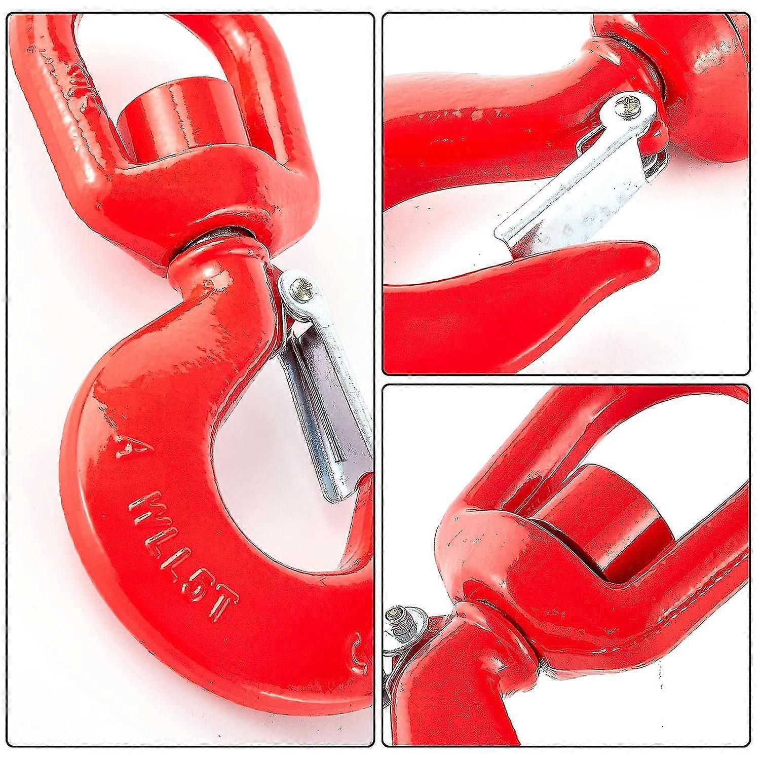 Gribouillage 2 Ton Swivel Lifting Hook With Safety Latch - Heavy Duty 3 ...