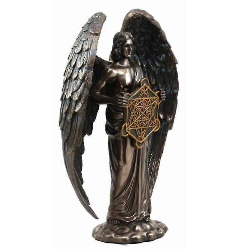 Bronzed Seraphim Six-winged Guardian Angel With Sword And Serpent Big ...