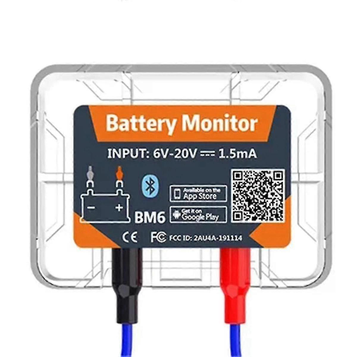 2024 Wireless Bluetooth 12v Battery Monitory Bm6 With Car Battery ...