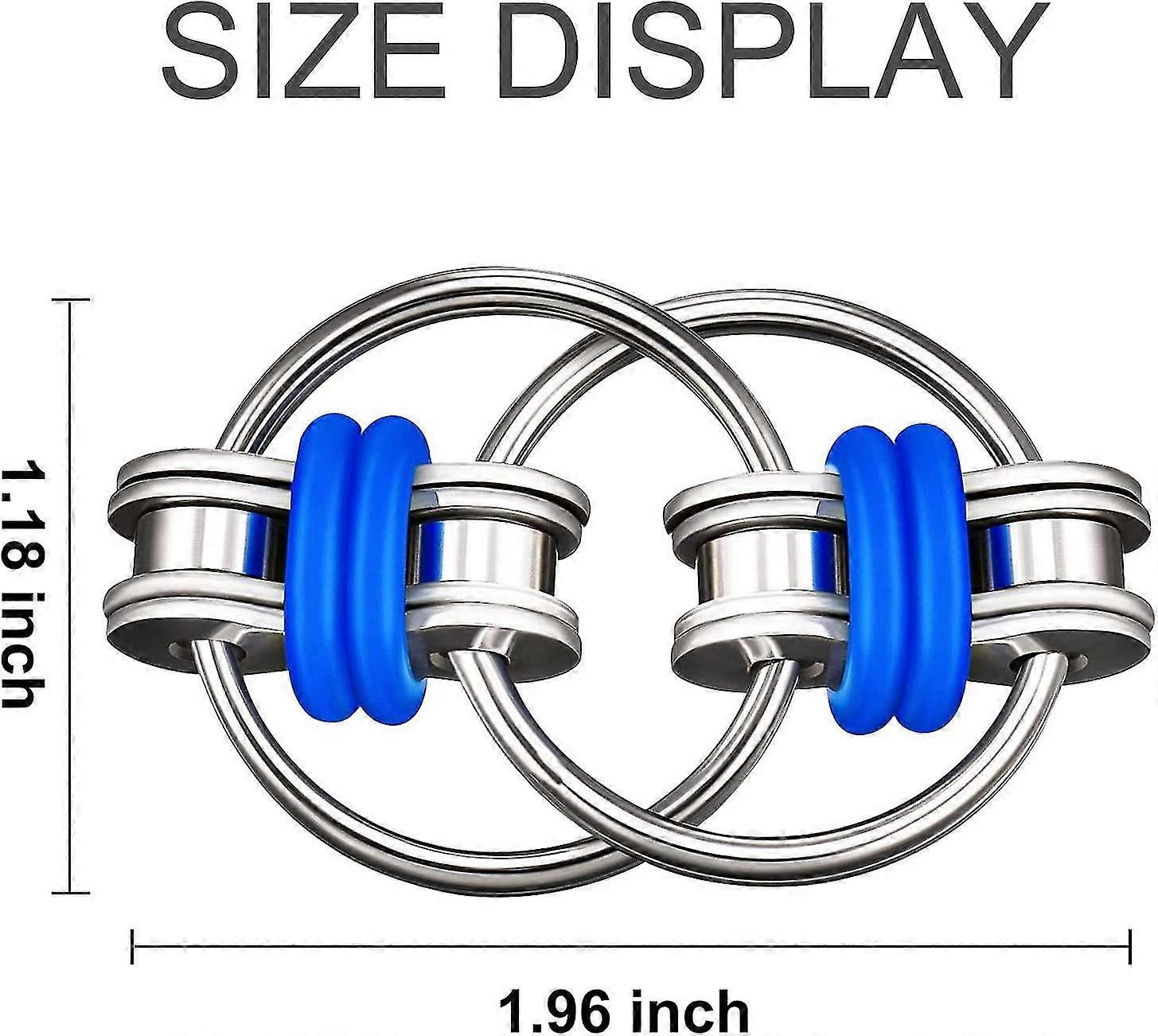 Fidget Toys For Adults 2 Pack, Bike Chain Adhd Fidget Toys - Stress ...