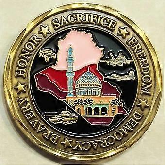 Operation Iraqi Freedom Veteran Challenge Coin US Army Marines Navy Air ...