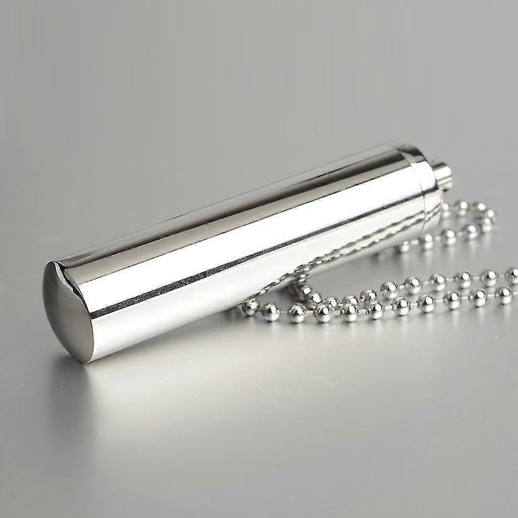 Stainless Steel Capsule Pendant Urn Ash Memorial Keepsake Diy Pendant ...