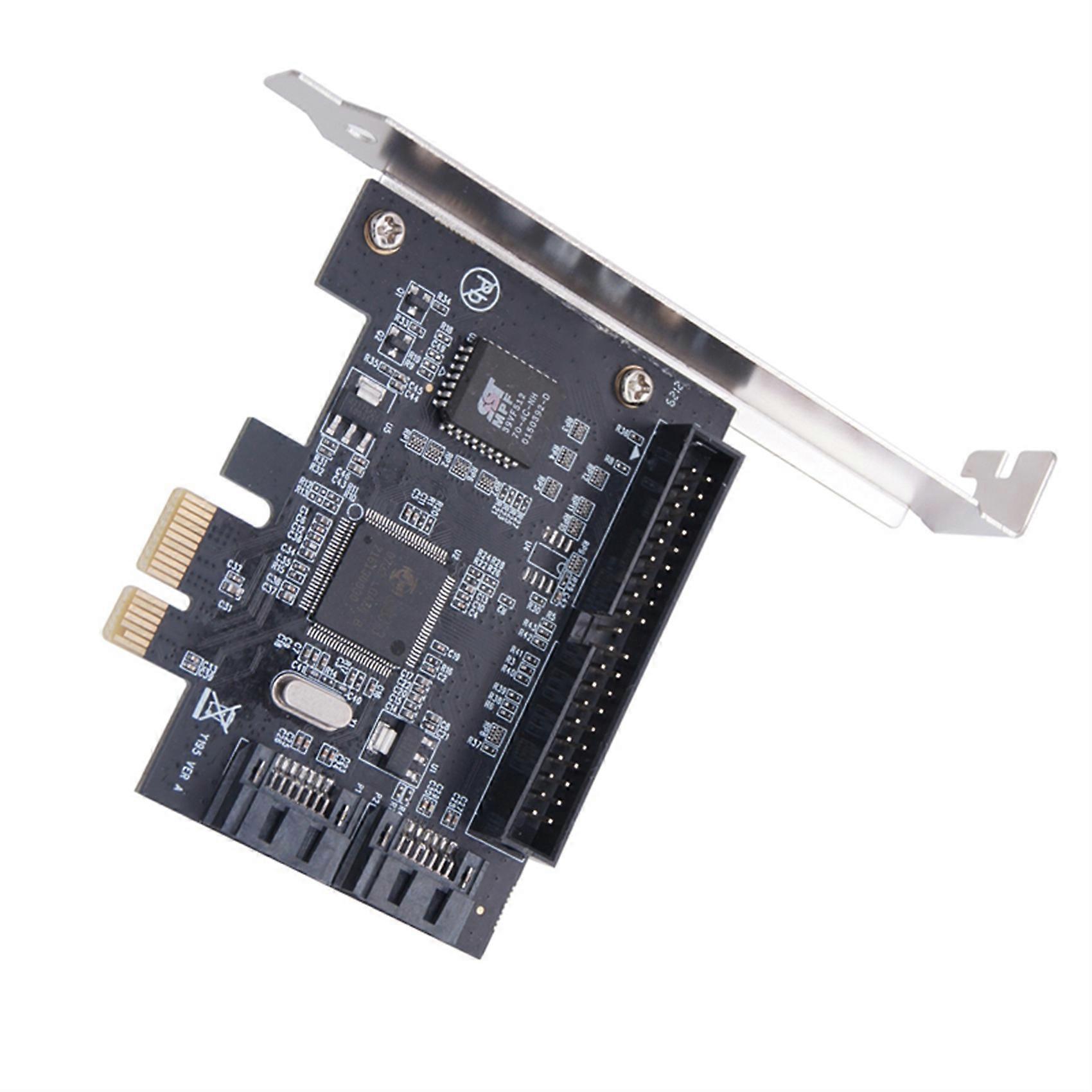 Desktop PCI E Graphics Card to 2 Port SATA Adapter Card PCI E to SATA ...