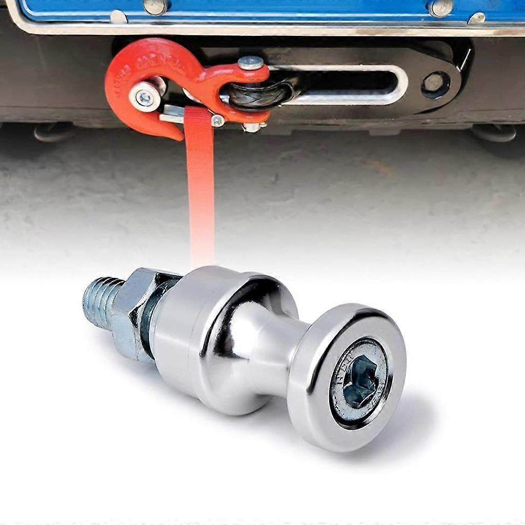 Winch Rope Hook Stand Steel For 3/8 1/2 Clevis Slip Winch Hook 10" Bolt ...