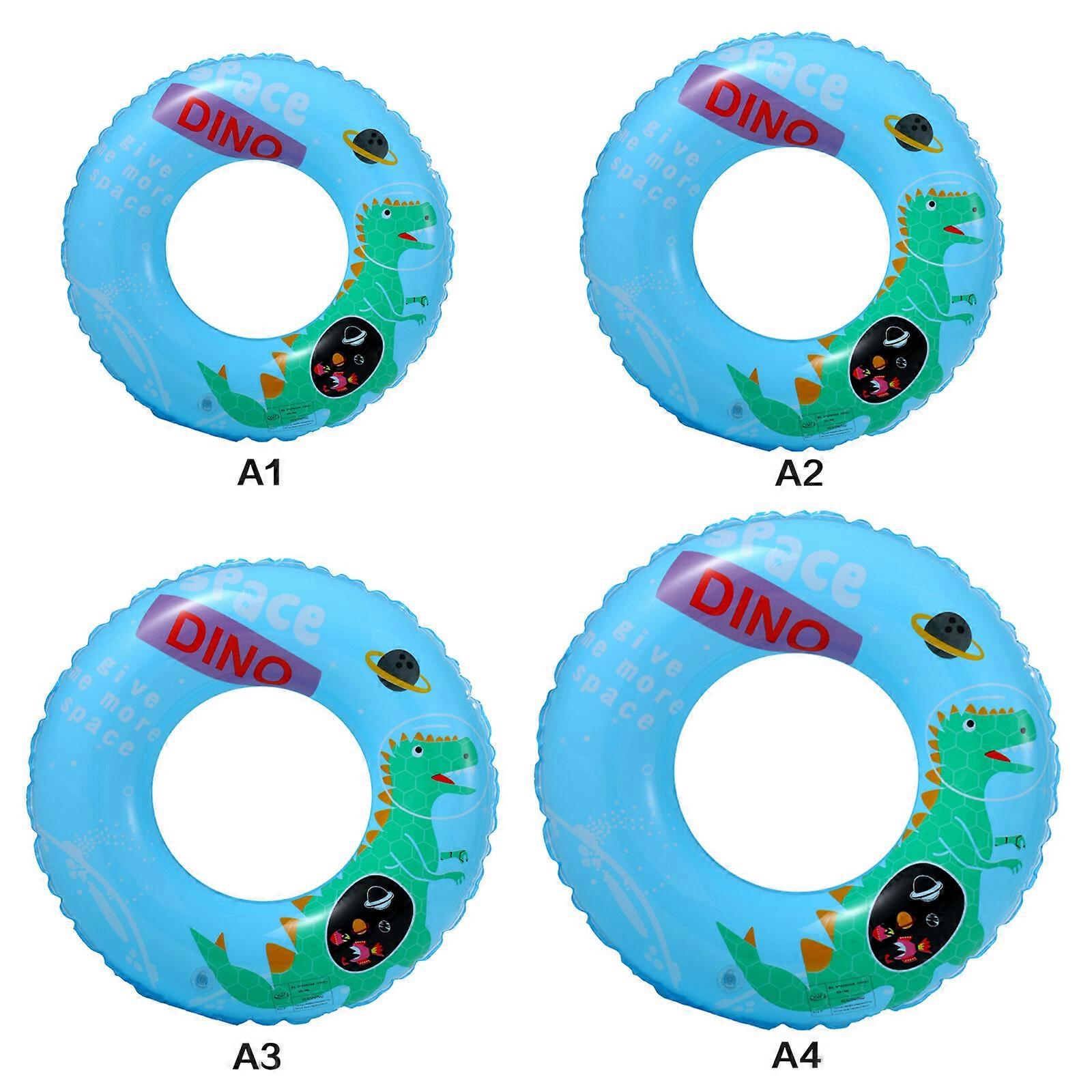 Inflatable Swimming Ring with Cute Dinosaur Pattern for Kids and Adults ...