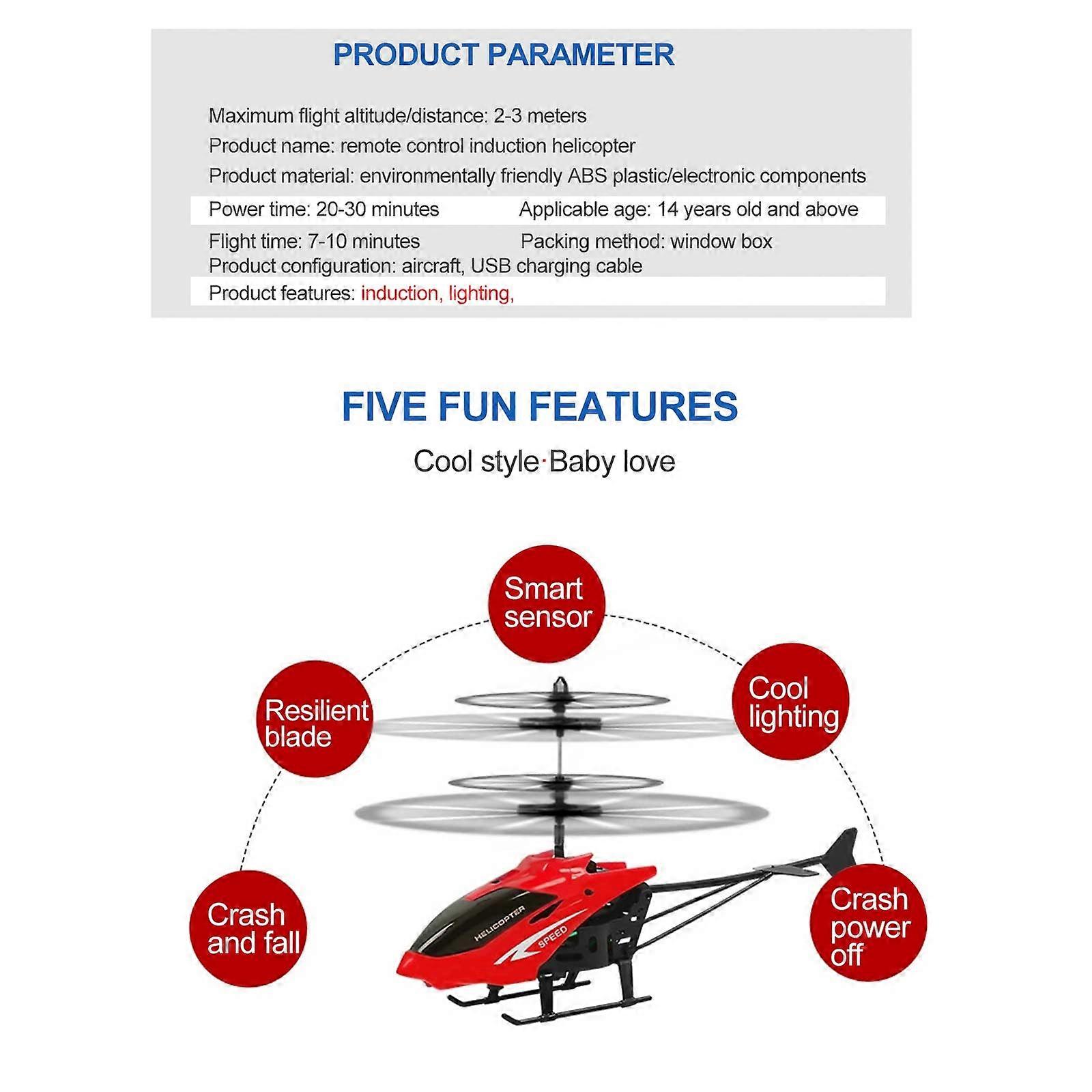 RC Helicopters, Remote Control Helicopter Aircraft with Altitude Hold, One Key Take Off/Landing ...
