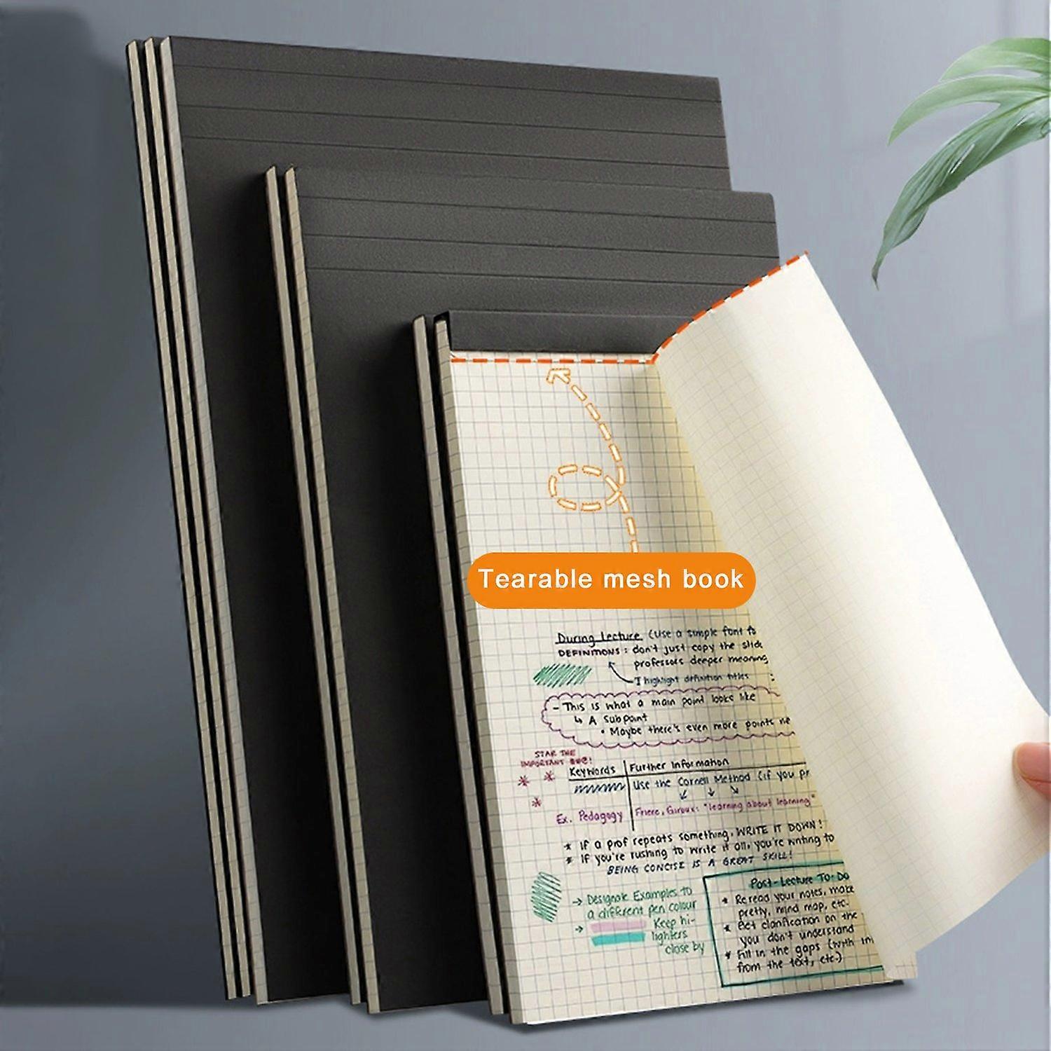 Grid Paper Pad 80 Sheets Easy Tear Off Quadrille Grid Notebook A5/B5/A4 ...