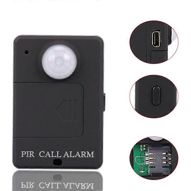 Mini GSM PIR Alarm Motion Sensor Alarm Infrared Wireless GSM Alarm Anti ...