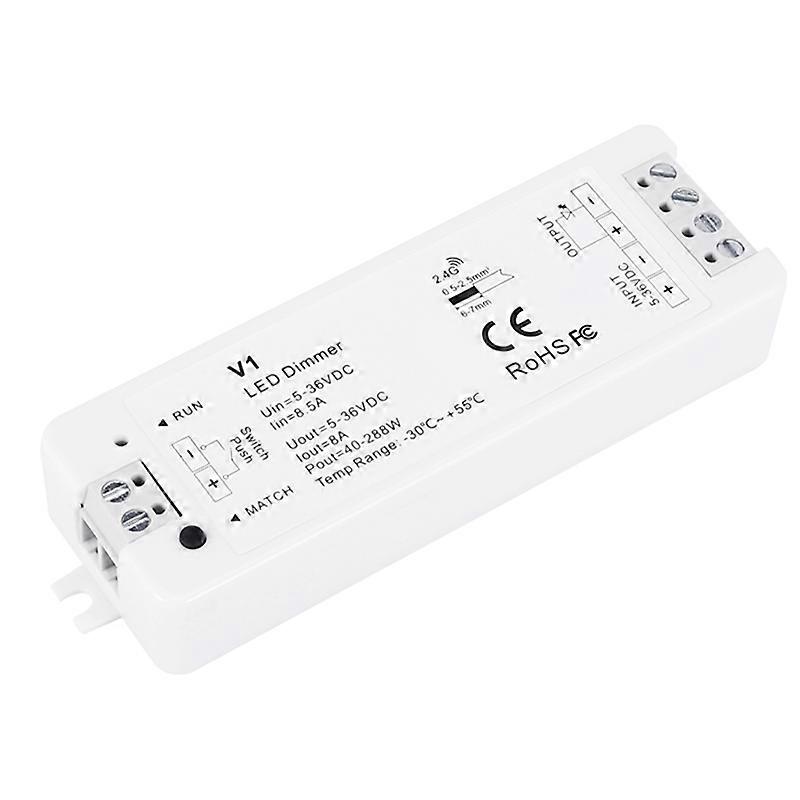 LED Dimmer 12V 5V 24V 36V 8A PWM Wireless RF Switch with 2.4G ...