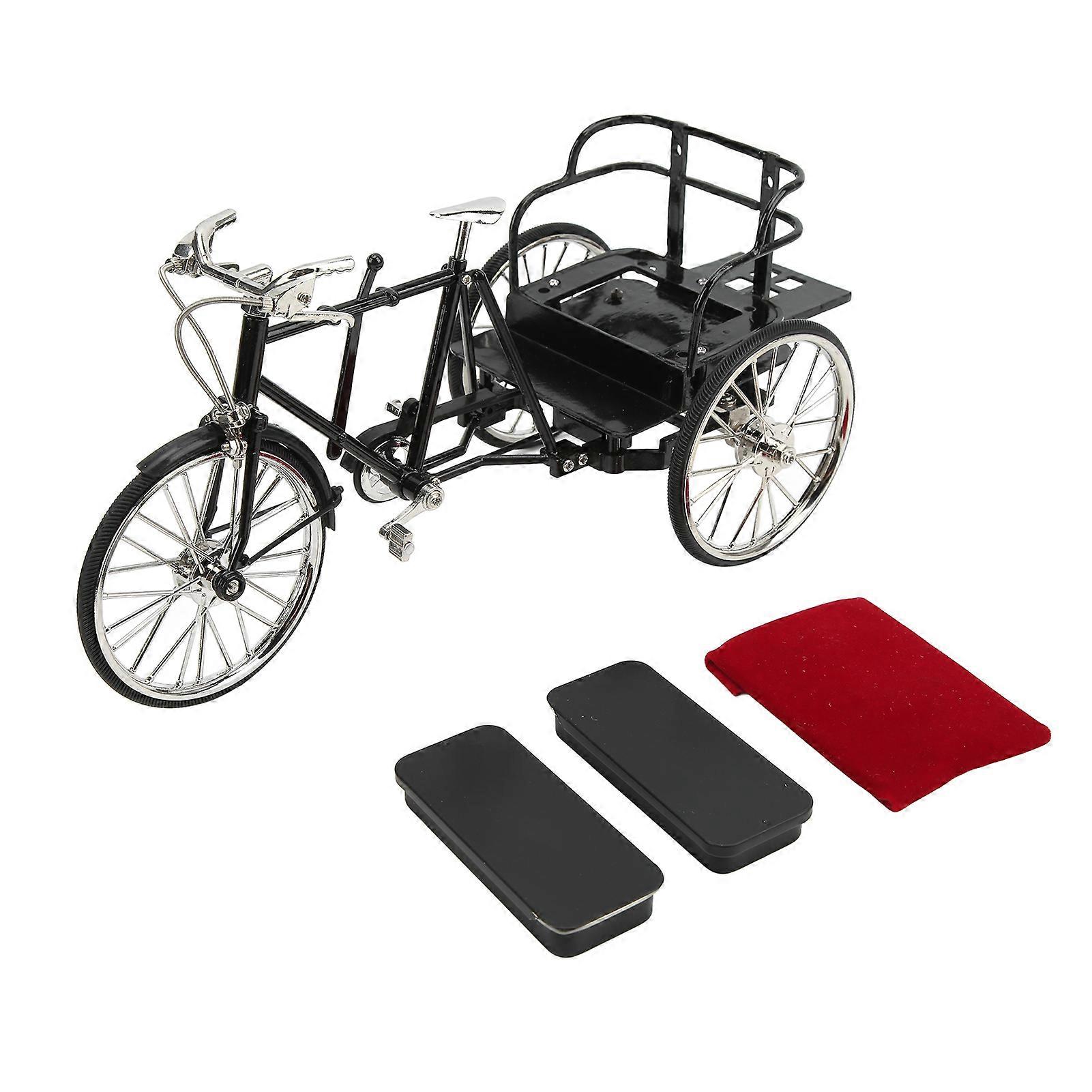Retro Cycle Rickshaw Model Beautiful Easy Assembly Vintage Bike Model ...