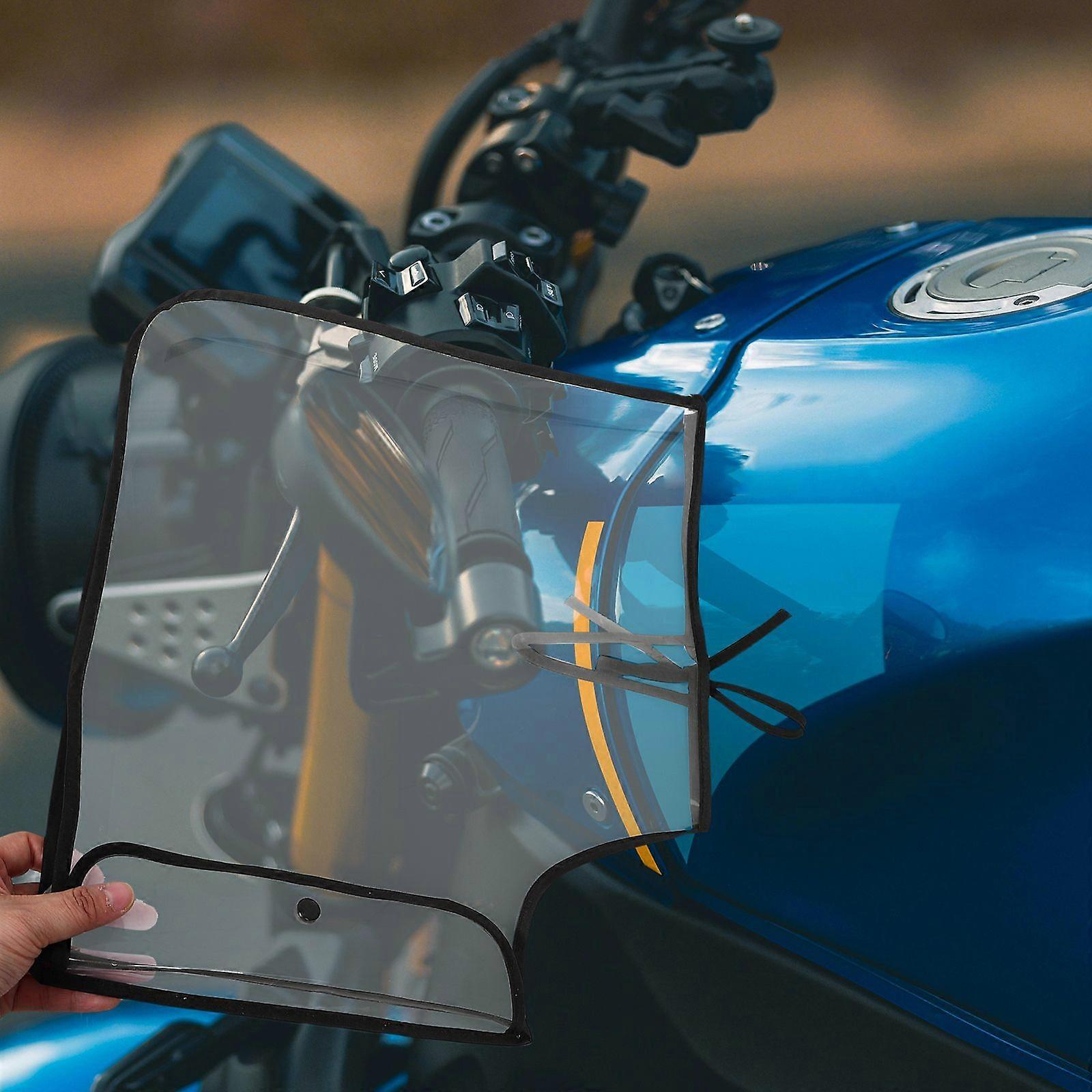 1 Pair Motorcycle Handlebar Gloves Windproof Mittens Hand Warmer ...