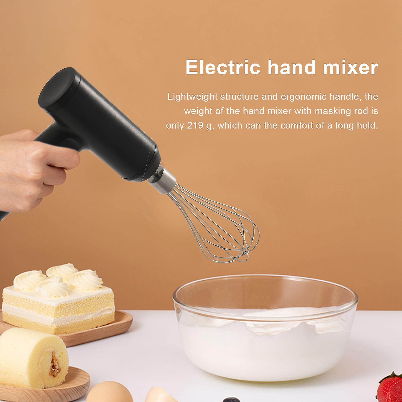 Hand Mixer Electric Wireless,Mixer Hand Mixer,USB Rechargeable,Portable ...