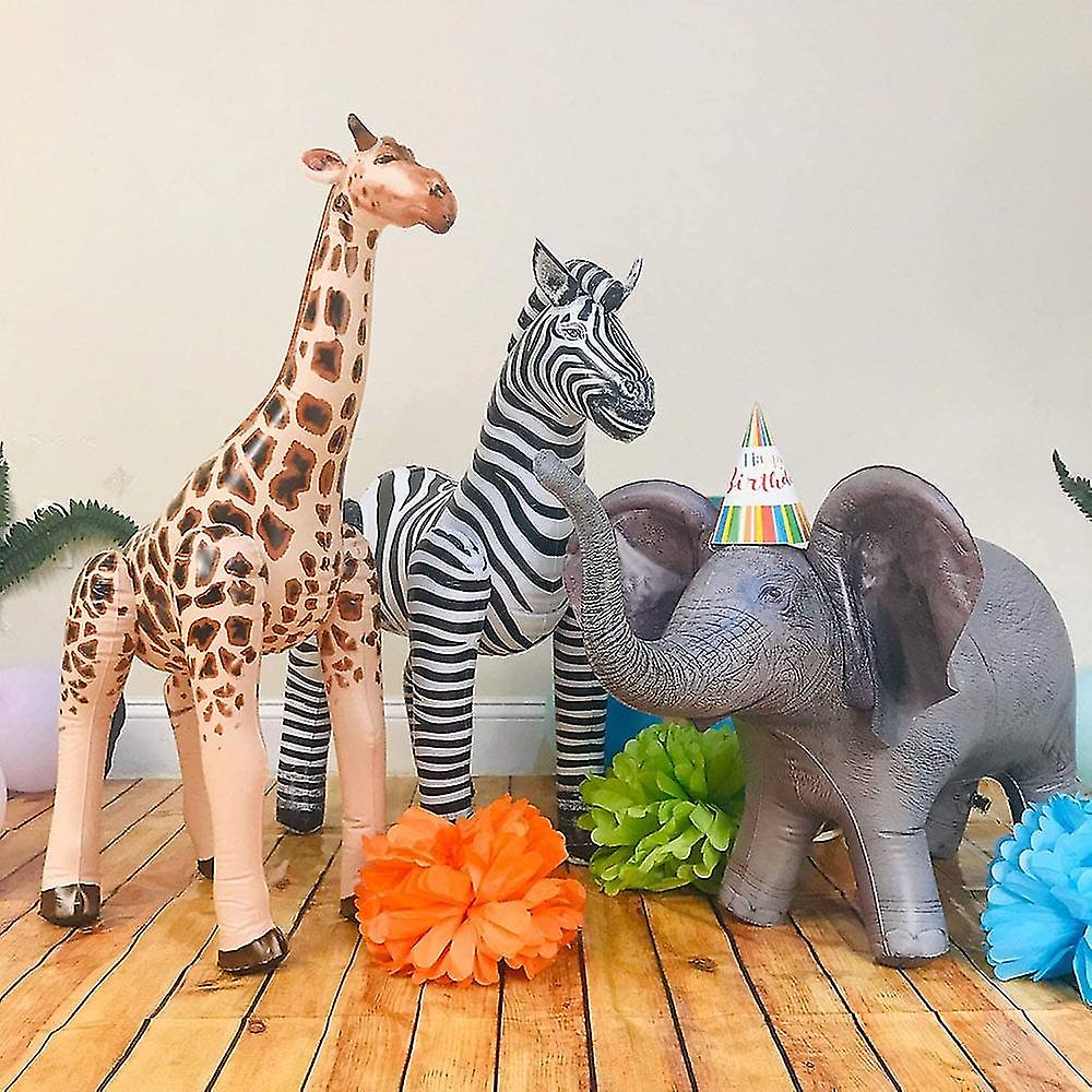 Large Simulation Giraffe Zebra Jungle Animals Inflatable Balloon ...